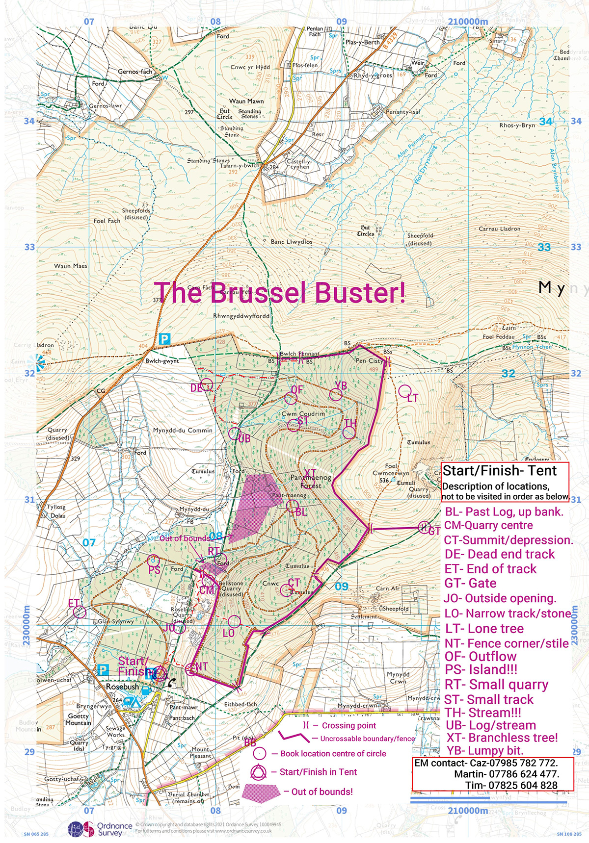 The Brussel Buster - Briefing - Narberth Nobbler - Trail running ...
